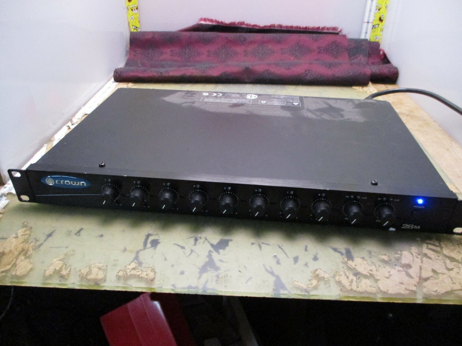 crown 28m commercial 8 channel audio mixer [4*S-7] | eBay