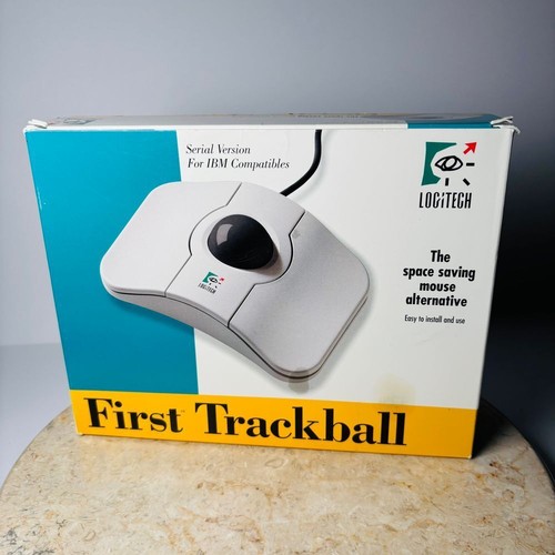 VINTAGE Logitech First Trackball Mouse 1993 Rare PC | eBay