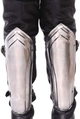 Medieval Greaves Steel Leg Protection Larp Armor Elf Elven Cosplay ...