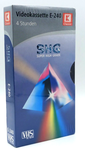 VHS Leer Videokassette E- 240 4 Std Super High Grade | eBay.de