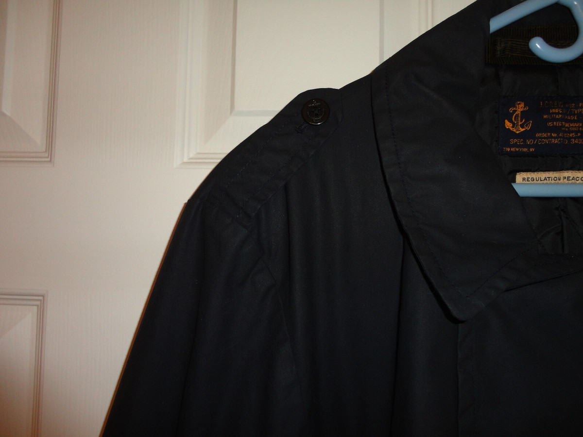 J.Crew Military Grade Regulation Peacoat British Millerain J.Crew Military Grade Regulation Peacoat British Millerain