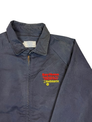 Vintage 90s Raytheon Employee Jacket Star Enterprise Military ...