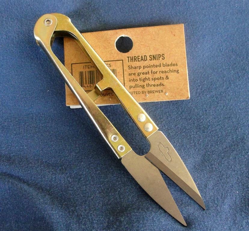 THREAD SNIPS Color: Gold Finish Snips / Scissors Quilting Sewing Crafts ...