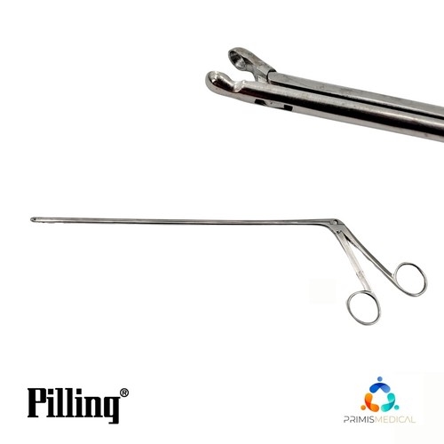 Pilling 50-5100 Jackson Laryngeal Cup Forceps Straight 4mm Cup 13-5/8 ...