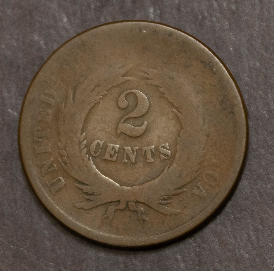 1867 Two Cent Piece Weak Date Lot 2446A | eBay