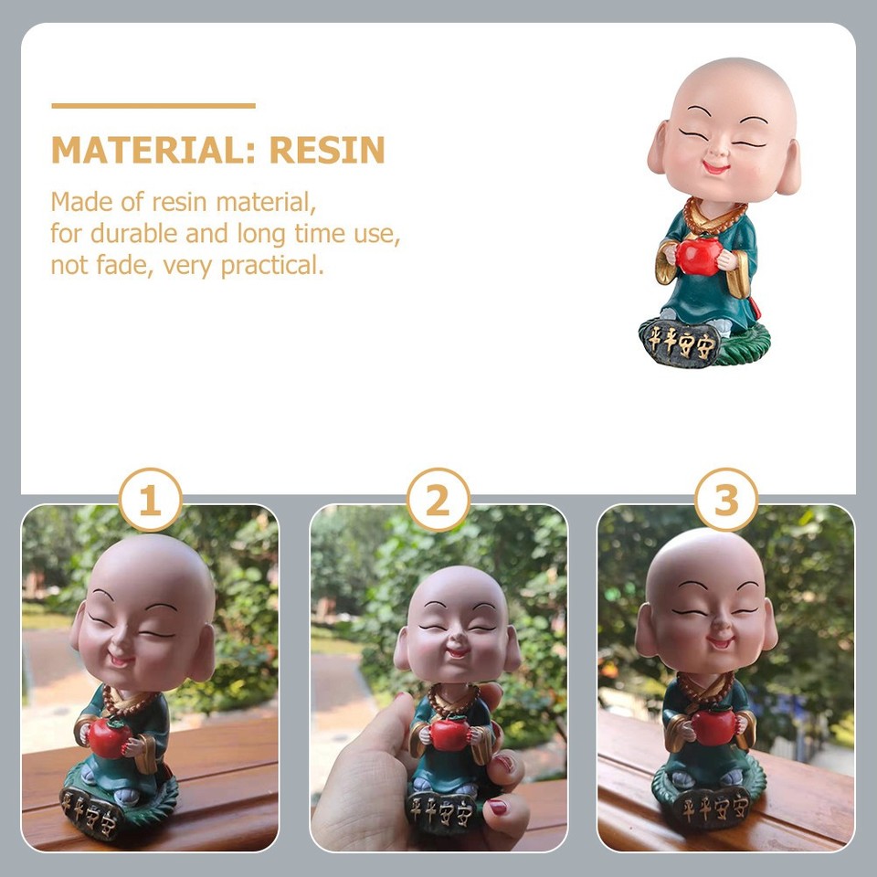 Small Sculpture Car Accessories Statue Adorable Dashboard Ornament ...