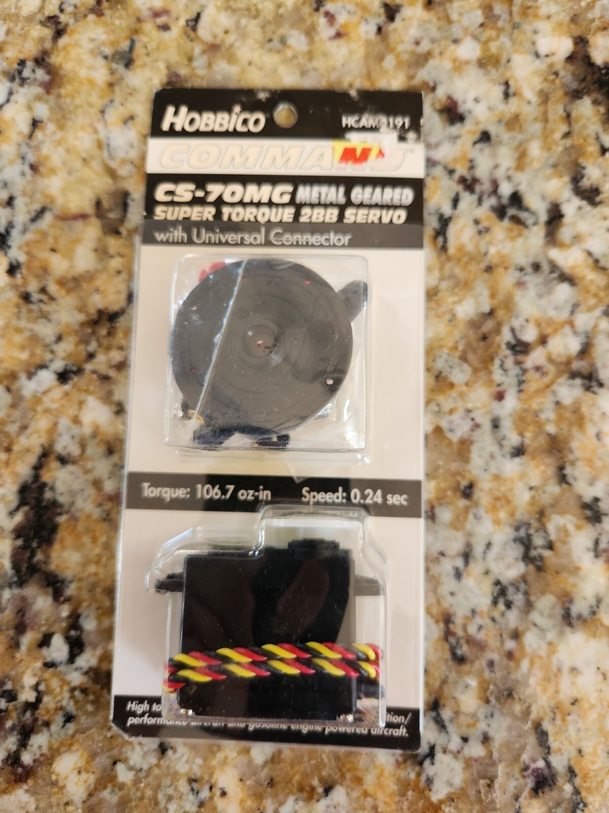 HOBBICO HCAM0191 COMMAND CS-70 Metal Geared Super Torque 2BB Servo | eBay