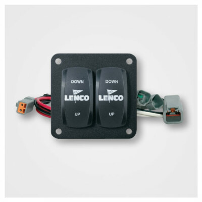 LENCO TRIM SWITCH KIT 622 10222211D DOUBLE ROCKER TRIM TAB SWITCH ...