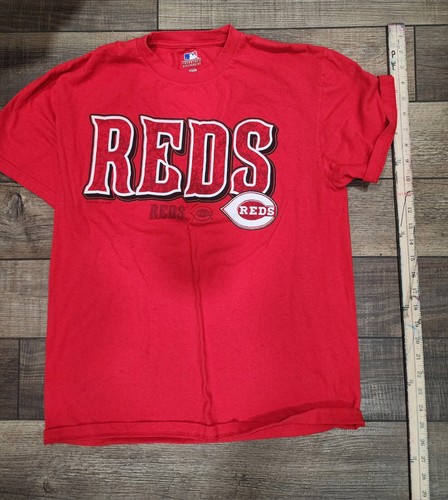 Genuine Merchandise Shirt Mens Med Red Short Sleeve Cincinnati Reds MLB ...