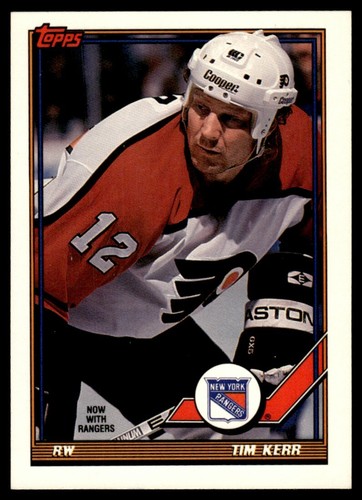 1991-92 Topps #164 Tim Kerr New York Rangers | eBay
