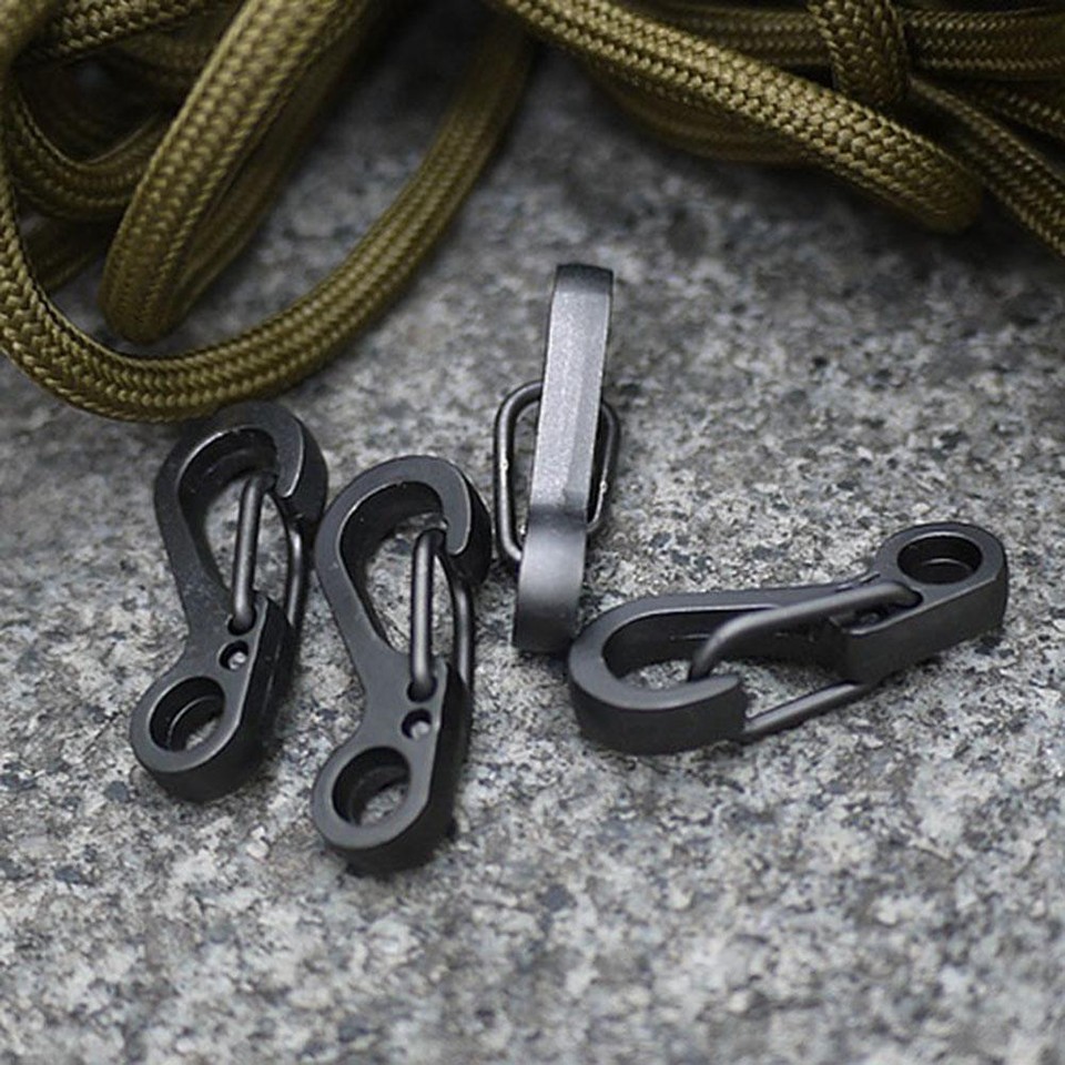 Mini Camping Carabiners EDC Gear Paracords Snap Clip Practical for ...