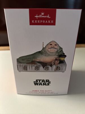 Hallmark keepsake 2023 Ornament Star Wars Return of The Jedi Jabba The ...