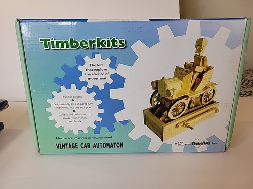 Timberkits Vintage Car Mechanical Wooden Automata Educational ...
