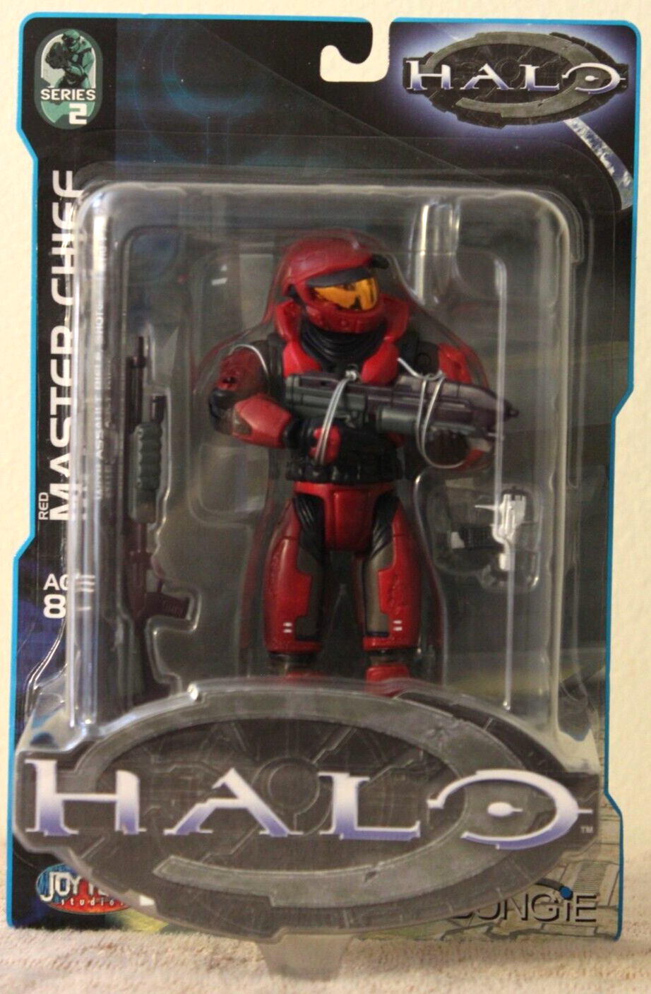 Halo 1 - Series 2 - Master Chief - Red - 2003 - JoyRide Studios - New ...