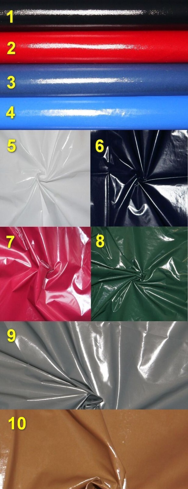 Shiny nylon PVC shiny nylon rain jacket KT jacket XS-5XL NO LINING ...