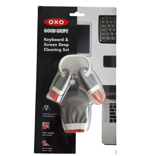 OXO Good Grips Keyboard & Screen Deep Cleaning Set for Computer Laptop ...