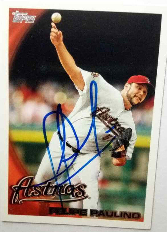 Felipe Paulio Paredes Autograph Rare Houston Astros | eBay