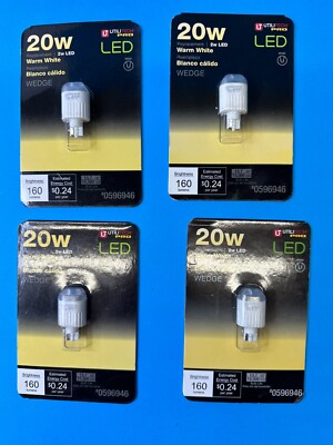 UTILITECH (Feit) Electric 20 Watt 2w LED Landscape Light Bulb Wedge ...