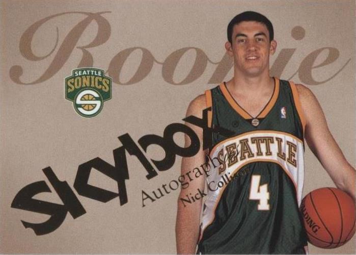 2003-04 Skybox Autographics - Rookie Nick Collison #79 /1500 (RC) for ...