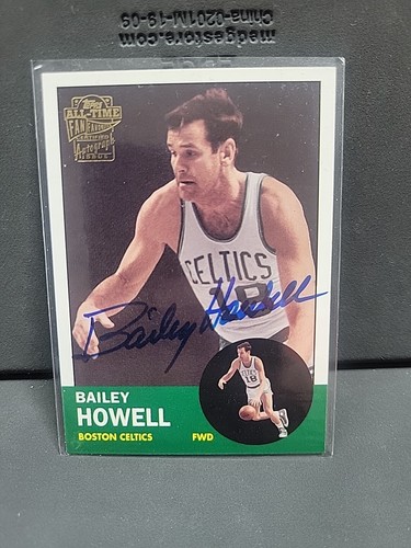BAILEY HOWELL CELTICS TOPPS FAN FAVORITE AUTO RARE | eBay