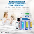 Max Water 5 Stage Residential Drinking Reverse Osmosis System With ...