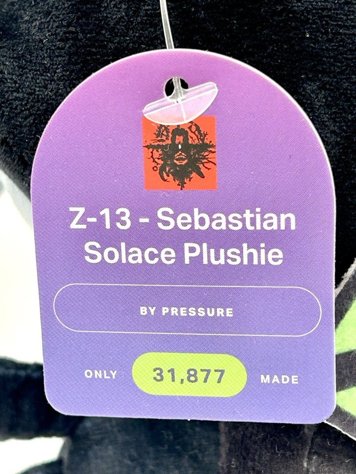 Makeship Z-13 Sebastian Solace Plush Pressure Game Limited Edition 1st Version | eBay