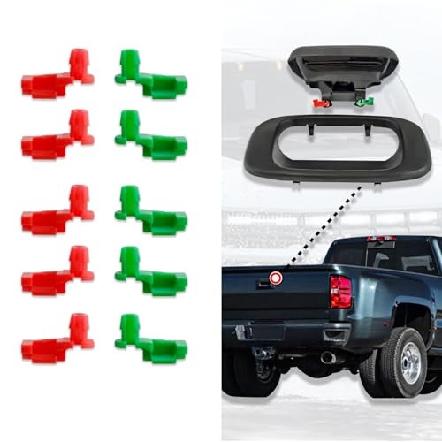 10PCS Tailgate Handle Rod Clip, Auto Tailgate Accessories Left and ...