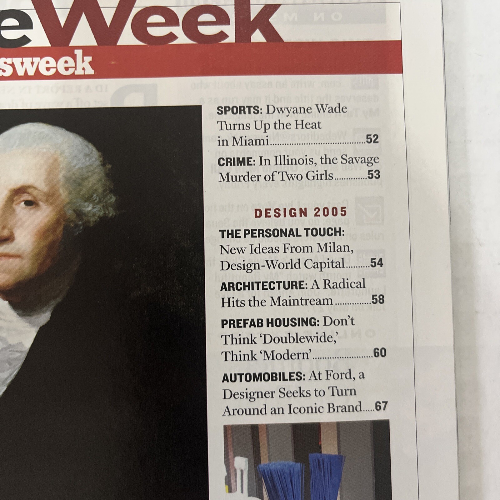 Newsweek Magazine- May 23, 2005- The Real George Washington- Exclusive ...
