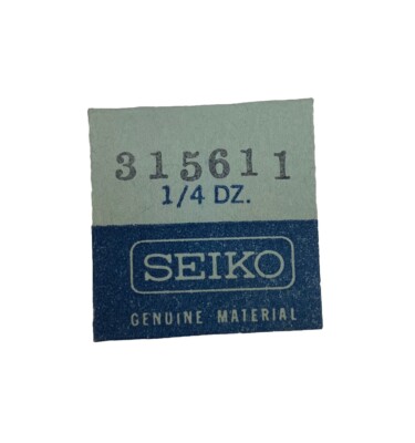 Original Seiko Cal 6105 6117 6118 6119 6138 6139 Part #315-611 Balance ...