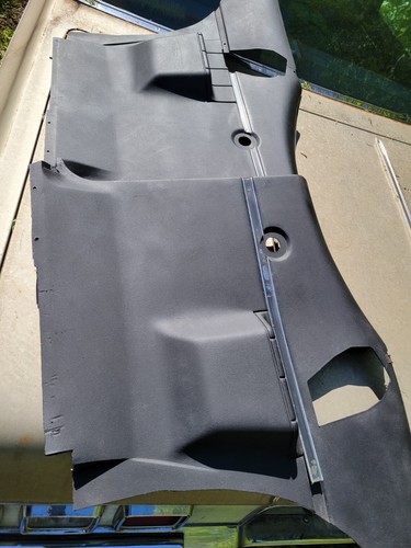 1974 only AMC Javelin AMX rear interior panels blk L R pair | eBay