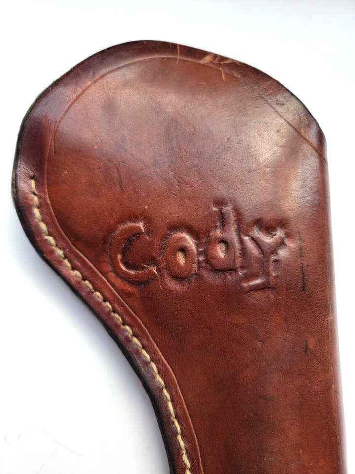 Modern Handmade "CODY" Leather Cowboy Revolver Holster for Colt Single ...