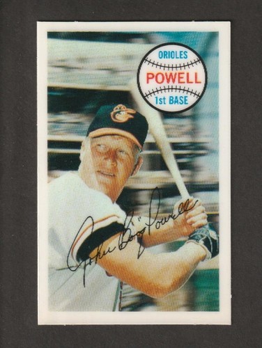 1970 KELLOGG'S BOOG POWELL #19 - BALTIMORE ORIOLES - NM+ (2108) | eBay