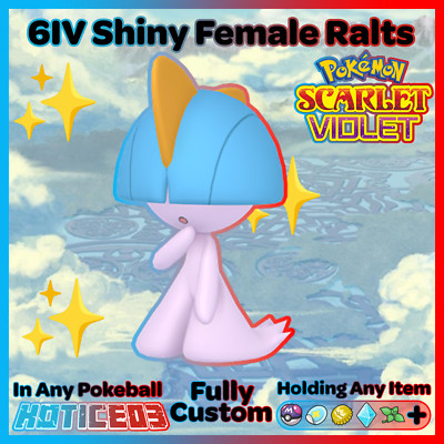 Shiny/Non Female Ralts 6IV Pokemon Scarlet & Violet 🚀 Fast 🚀 | eBay