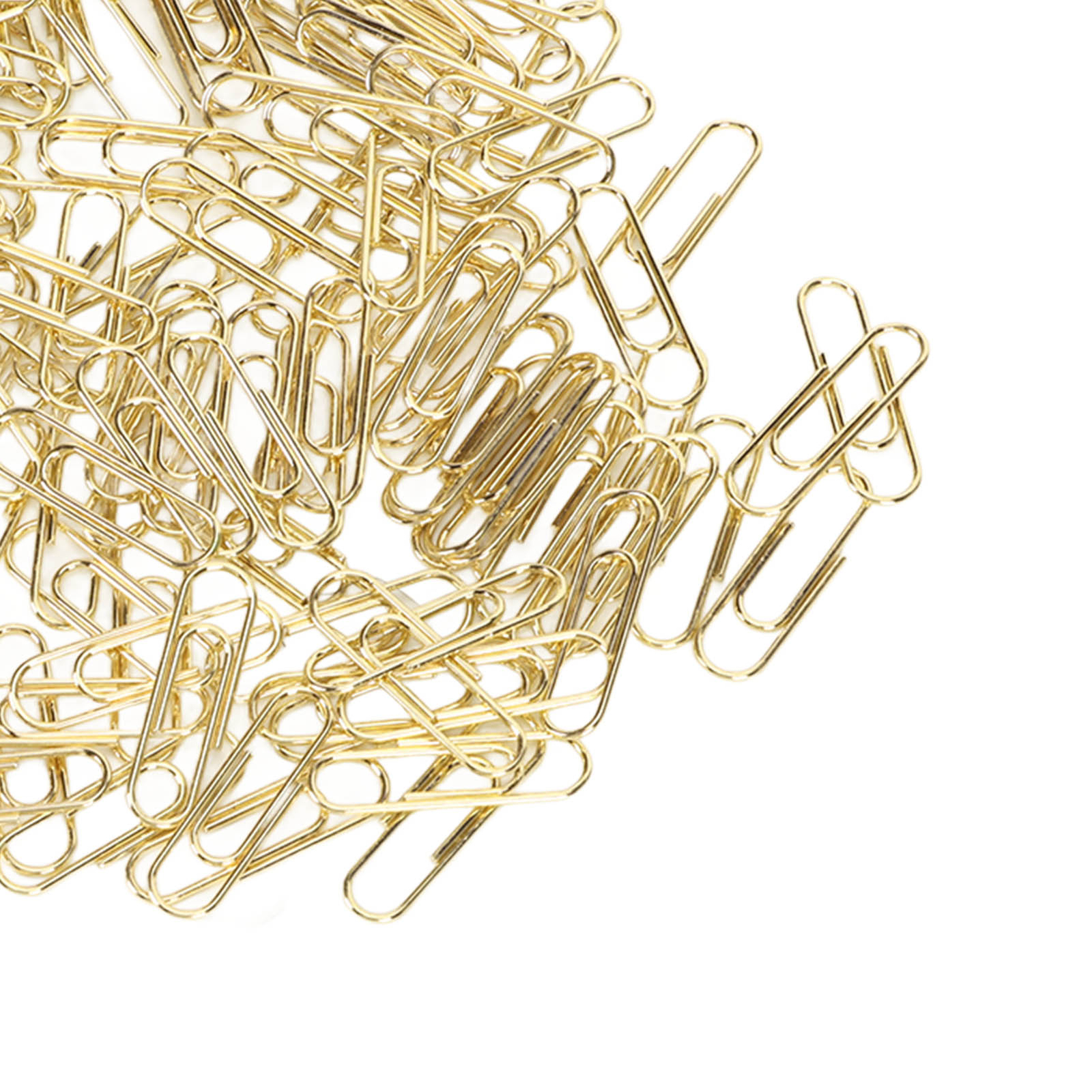 1.1in 100pcs Paper Clips Increased Slip Resistance Metallic Paper Clips ...
