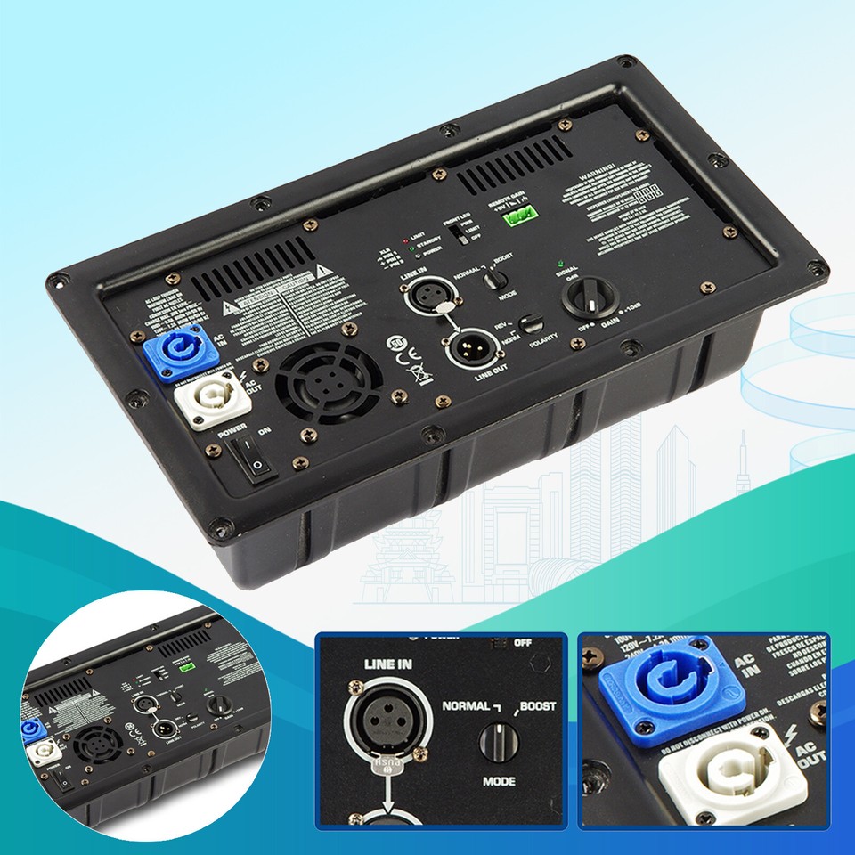 Power Amplifier Power Board 1000W Active Speaker Amplifier Module Sub ...