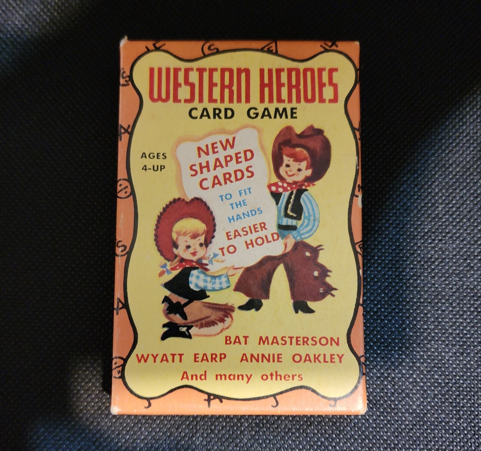 Vintage Western Heroes Card Game, Complete 44 Cards, Wyatt Earp, Annie ...