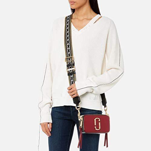 MARC JACOBS SNAPSHOT Shoulder Bag Camera Bag M0012007 598 Wine Red | eBay