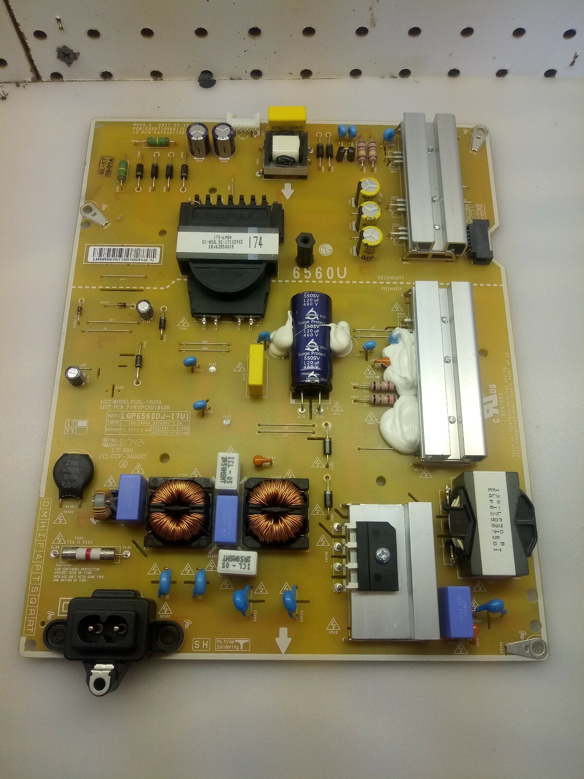 LG 65UJ6300-UA POWER SUPPLY EAY64511001 , EAX67189001(1.4) | eBay