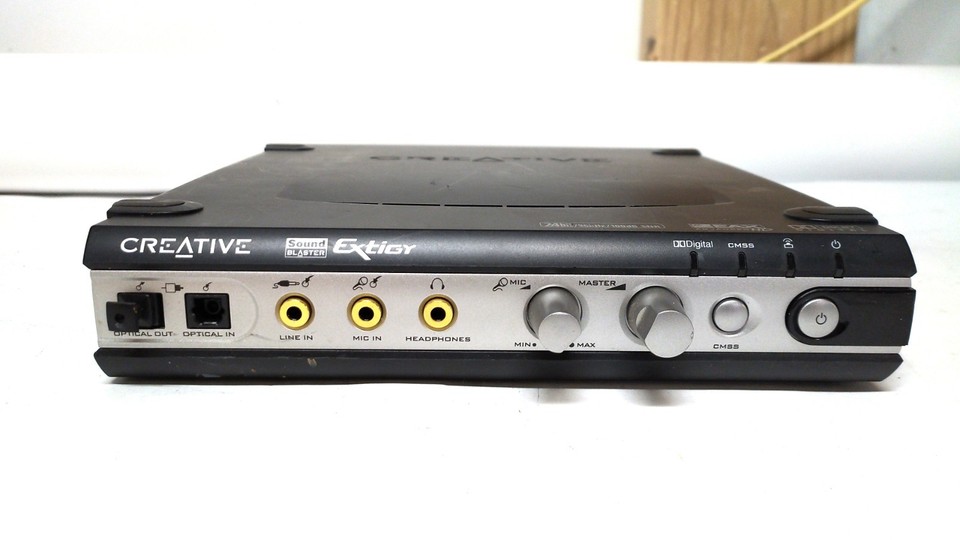 Creative Sound Blaster Extigy SB0130 External USB Sound Card (Silver ...