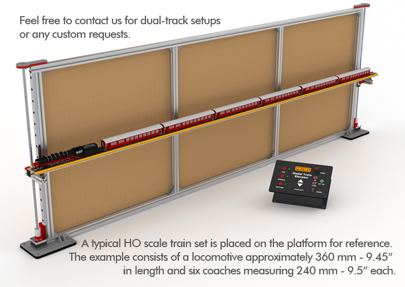 PROSES PTE-180 Model Train Elevator – Where a Helix Won’t Fit for HO, N ...
