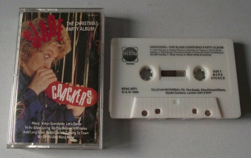 SLADE - CRACKERS - THE SLADE CHRISTMAS PARTY ALBUM music cassette tape ...