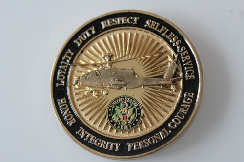 United States Army Honor Integrity Personal Courage Commemorative Token ...