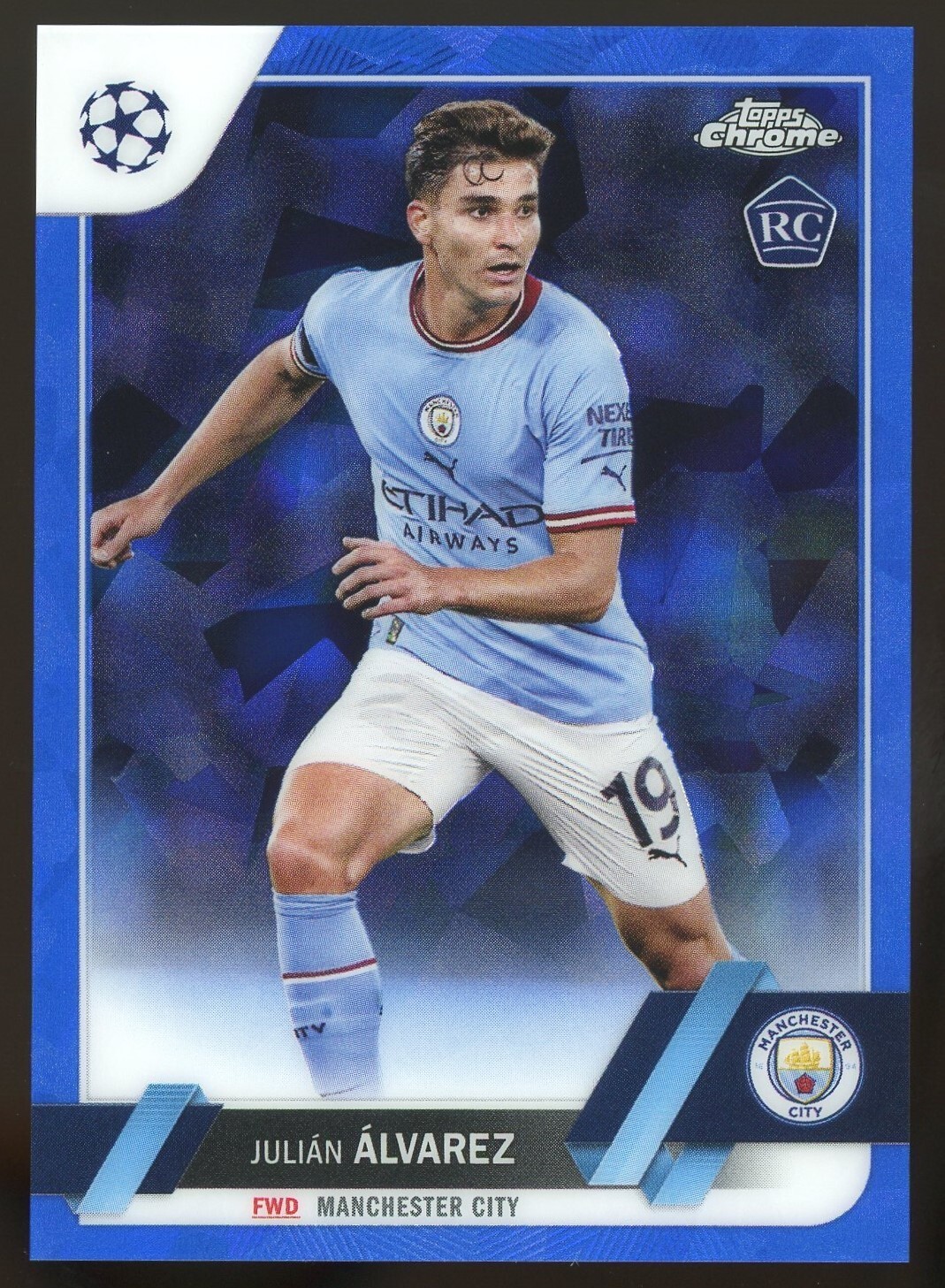 2022-23 Topps Chrome Sapphire UEFA Julian Alvarez Rookie Card RC #68 ...