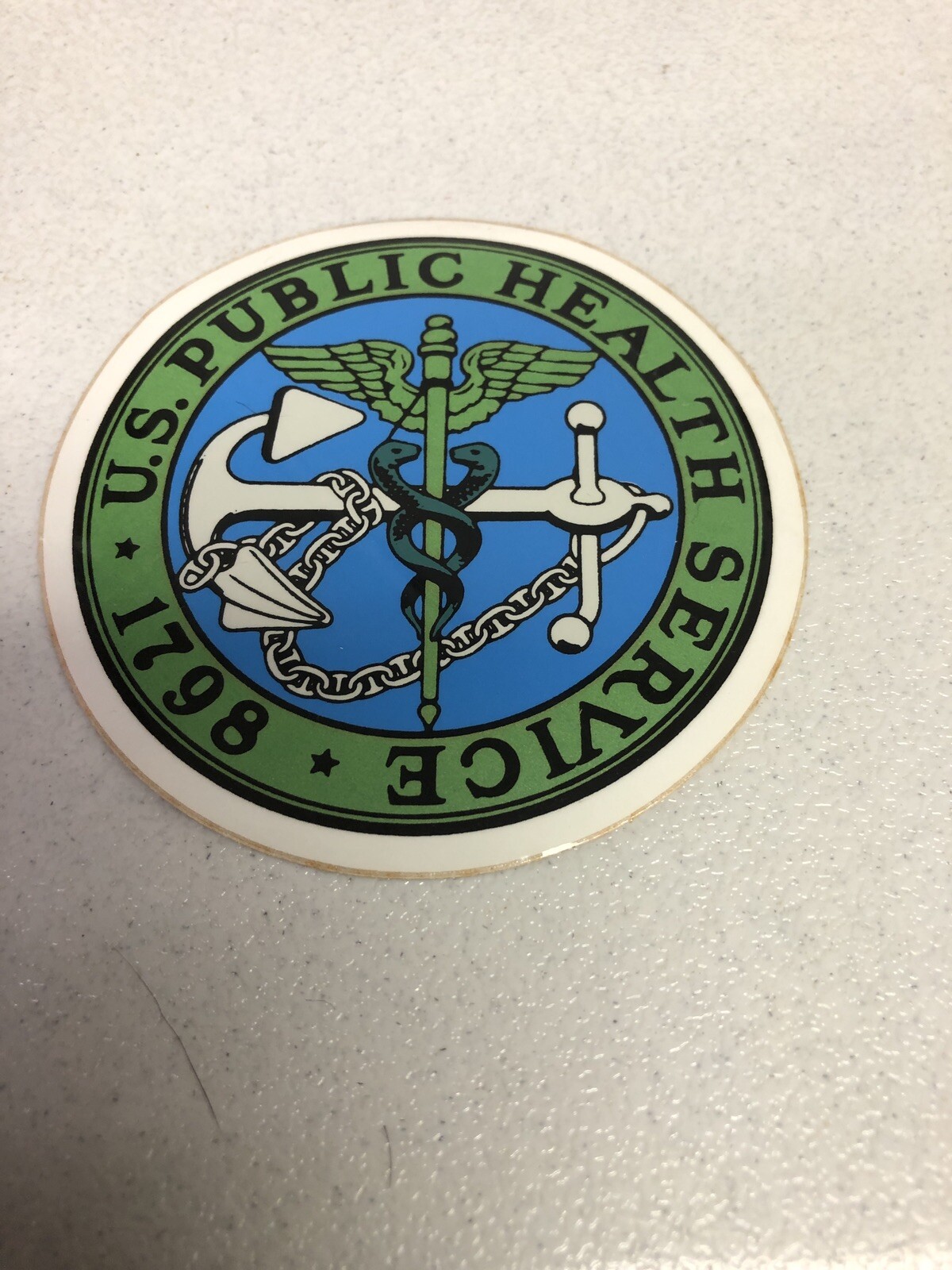 3 1/4” U.S. Public Health Service 1798 Seal Logo Bumper Sticker Decal ...
