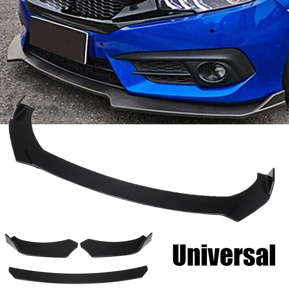 Bumper Spoiler Universal Car Front Protector Lip Body Splitter Kit ...