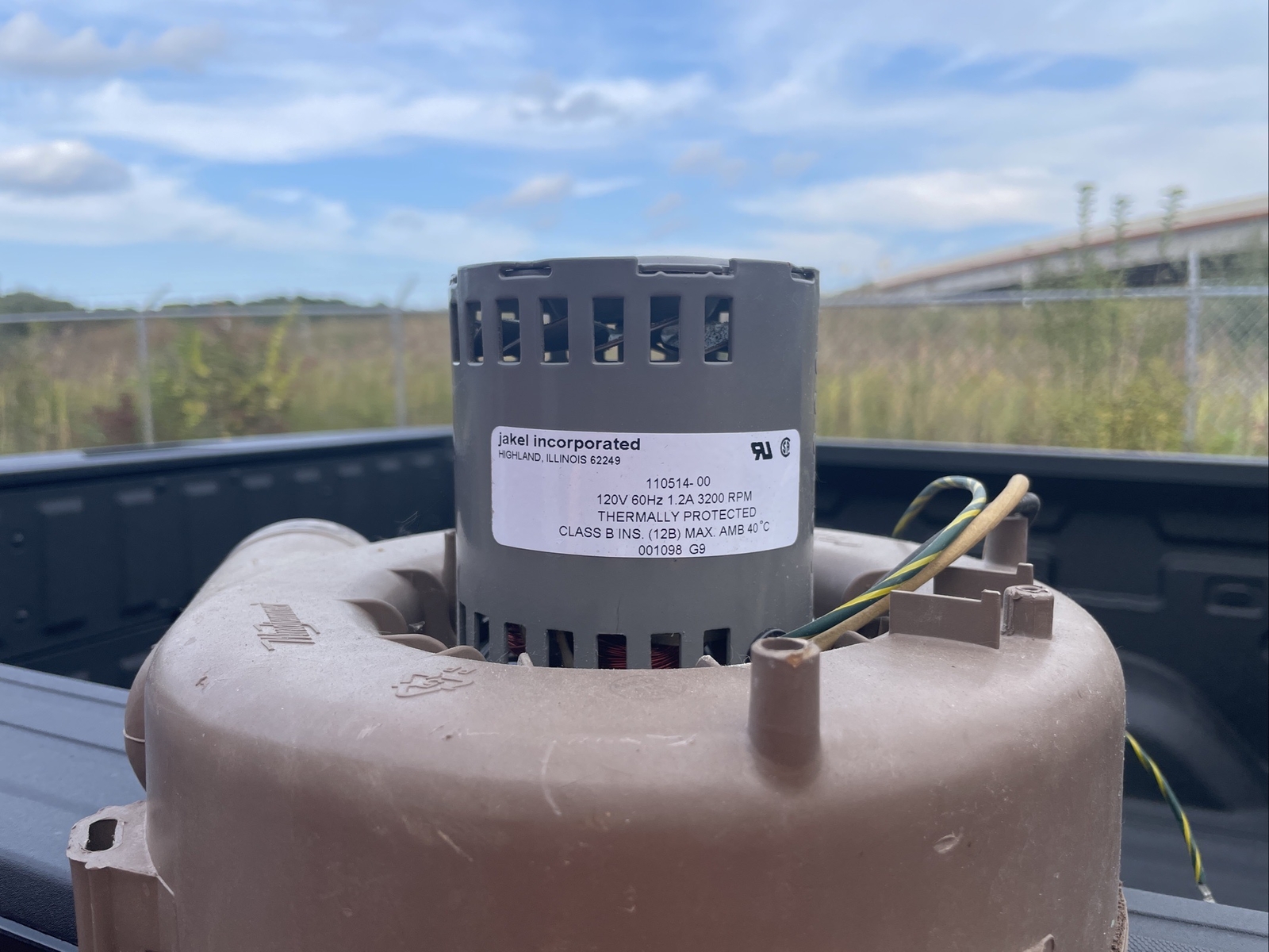 Ametek Model JB1N069N Windjammer 117225-02 Draft Inducer | eBay