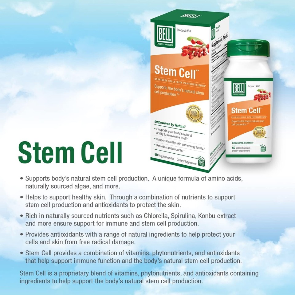 Bell Stem Cell Supplements Phytonutrients Stem Cell Production (60 ...