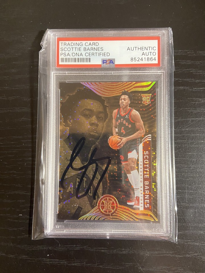 Scottie Barnes 2021-22 Panini Illusions Signed Rookie Card Autograph ...