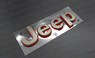 14-17 JEEP JK WRANGLER FRONT GRILLE Bronze Red JEEP EMBLEM NAMEPLATE ...