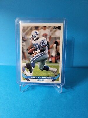1993 Topps Football #190 Barry Sanders Detroit Lions HOF | eBay